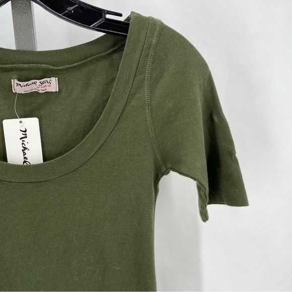 Michael Stars | Tops | Nwt Michael Stars Dark Green Shirt | Poshmark